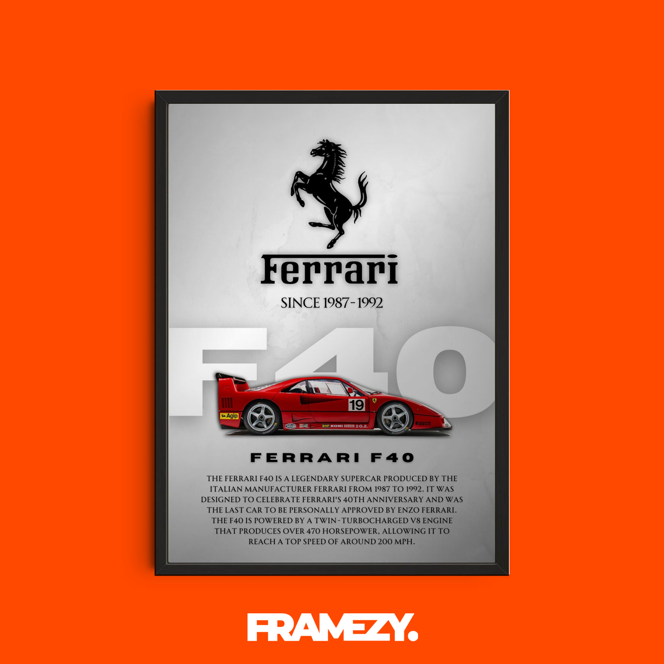Ferrari F40 – Framezy